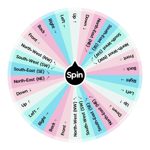 𝗣𝗼𝘀𝗶𝘁𝗶𝗼𝗻𝘀! ←↑→↓ | Spin The Wheel App
