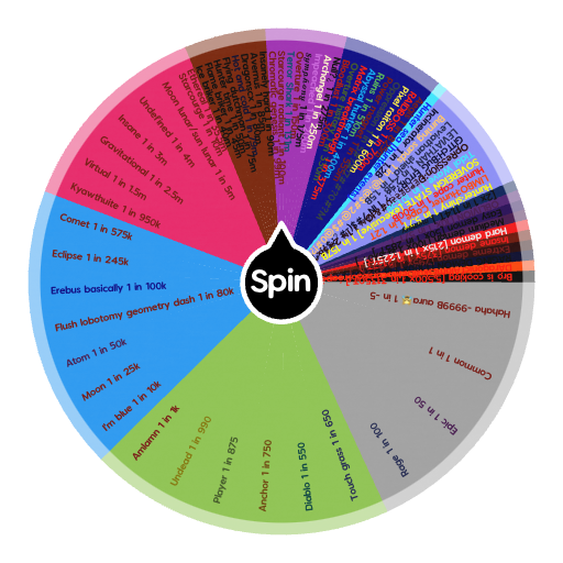 sols rng + geometry dash [update] | Spin The Wheel - Random Picker