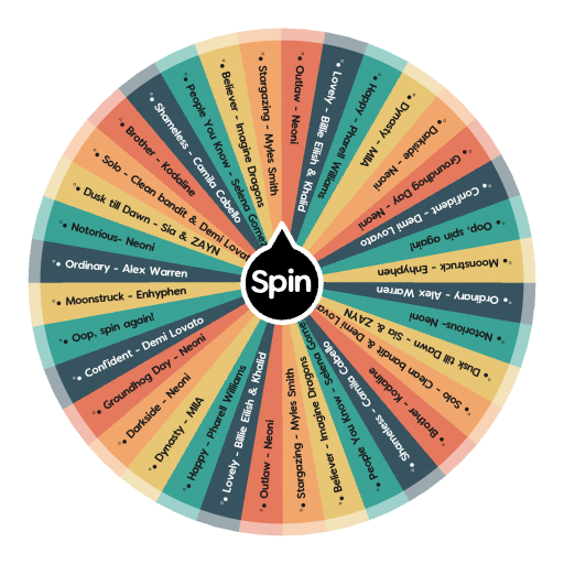 Songs to draw as Oc's! | ° • | Spin The Wheel - Random Picker
