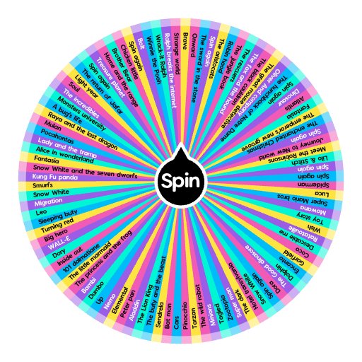 100 Disney movie 🍿🎥 | Spin the Wheel - Random Picker