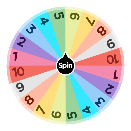 1 10 Spin The Wheel Random Picker 1 10 Spin The Wheel Random Picker