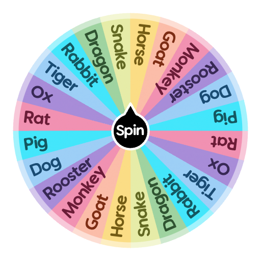 12 Chinese Zodiac Signs | Spin the Wheel - Random Picker