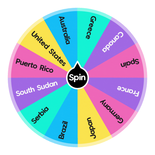 2024 Basketball 5x5 Summer Olympics (Men) | Spin the Wheel - Random Picker