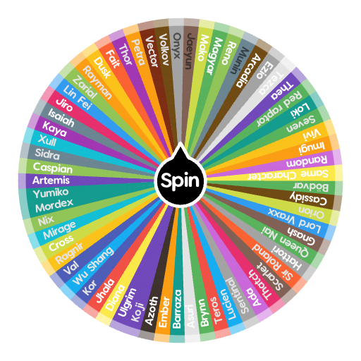 2024 Brawlhalla Legends Wheel (In Game Order) | Spin the Wheel - Random ...