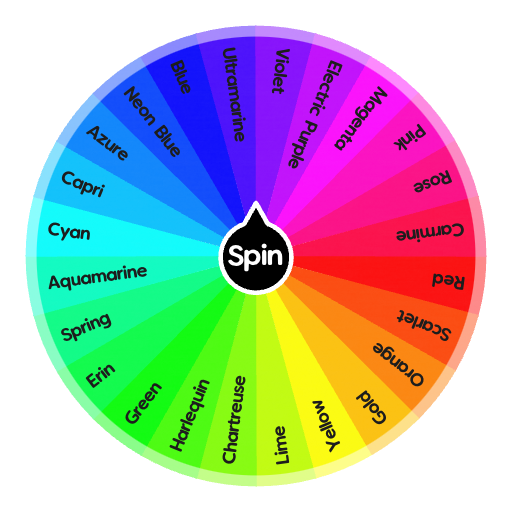 24 RGB Color Wheel | Spin the Wheel - Random Picker