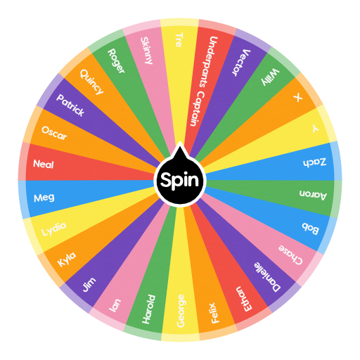 26 Names Of The Alphabet Not X Or Y Spin The Wheel App