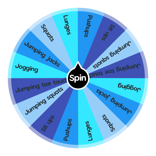 5 minutes of which exercise | Spin the Wheel - Random Picker