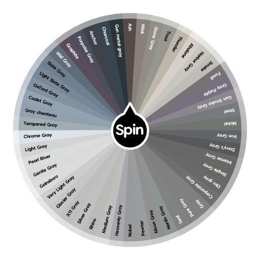 50 shades of Gray 🩶 | Spin The Wheel - Random Picker
