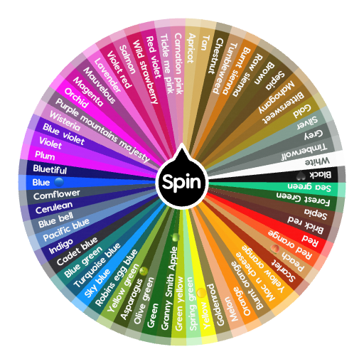 Crayola Color Chart With Names Color Names Running All
