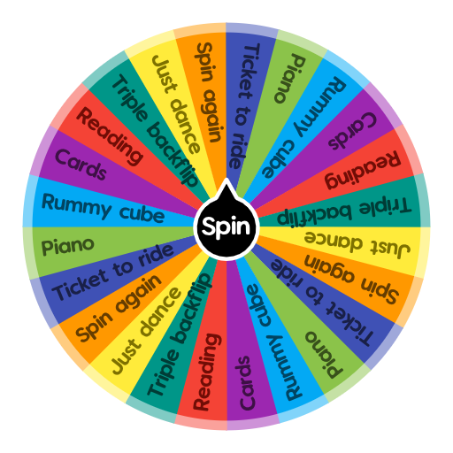 8:00 bedtime | Spin the Wheel - Random Picker