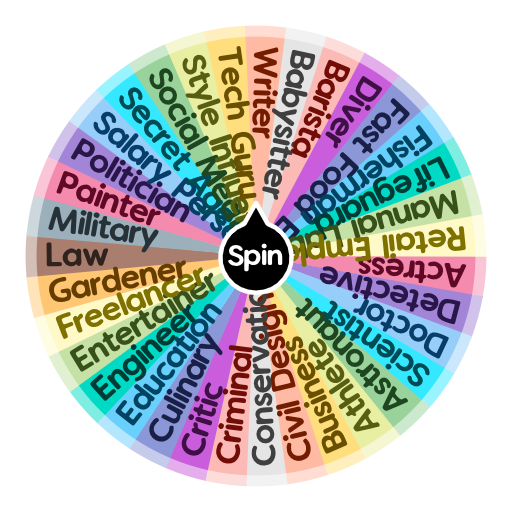 Adult Careers (TS4) | Spin the Wheel - Random Picker
