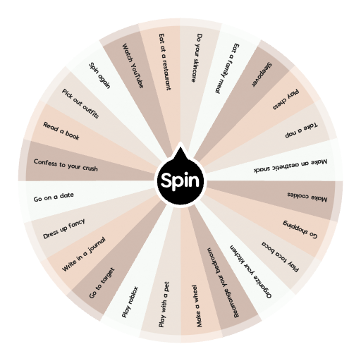 Aesthetic things to do when ur bored 🧋🧸 | Spin the Wheel - Random Picker