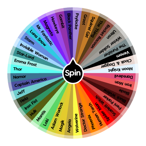 Al marvel rivals heros S5 | Spin the Wheel - Random Picker