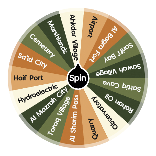 Al Mazrah Drops | Spin the Wheel - Random Picker