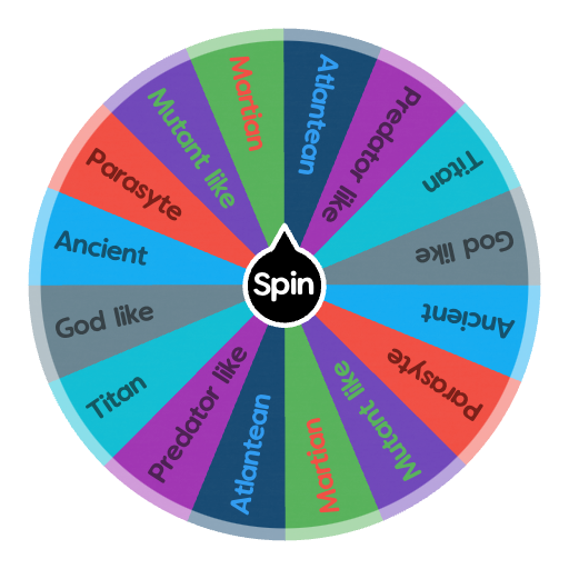 Alien types | Spin The Wheel App