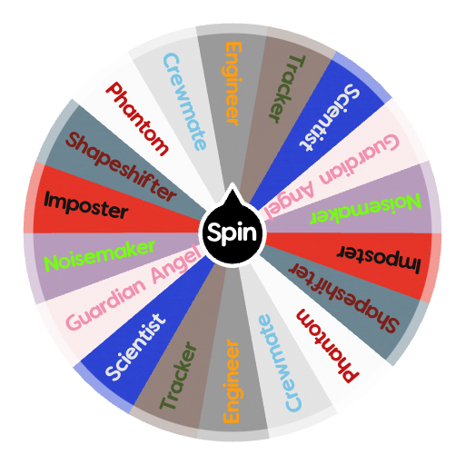 All among us roles | Spin the Wheel - Random Picker