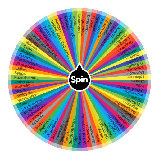 All bitlife countries | Spin the Wheel - Random Picker