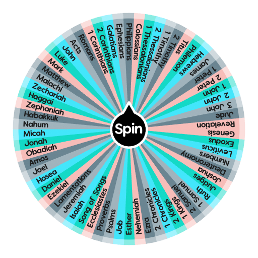 All books of the Bible | Spin The Wheel - Random Picker