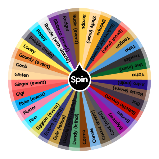 All Dandy world toons (December 2025) | Spin The Wheel - Random Picker