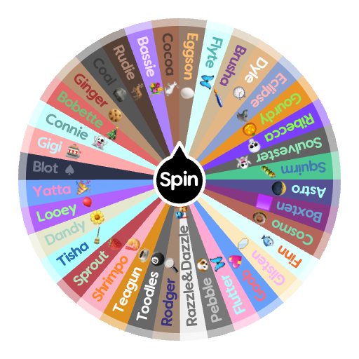 All Dandy's World Toons! | Spin The Wheel - Random Picker