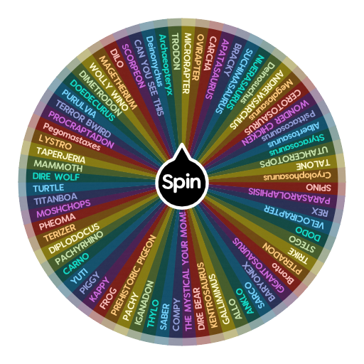 All Dinosaurs🦕🦖 | Spin the Wheel - Random Picker