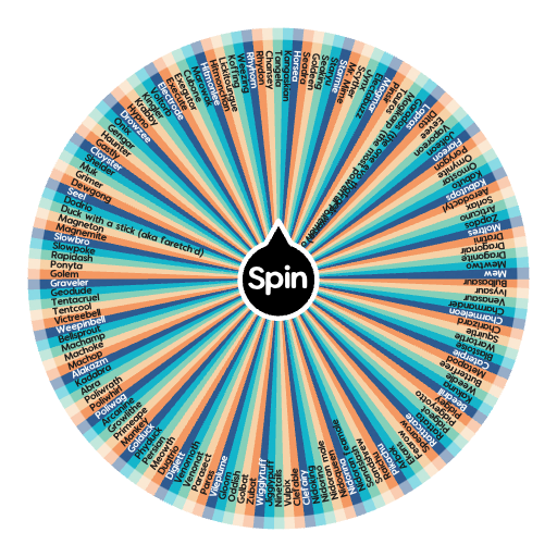 All gen 1 pokemon | Spin the Wheel - Random Picker