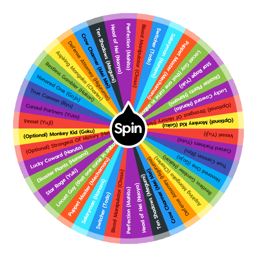 All JJS Characters | Spin The Wheel - Random Picker