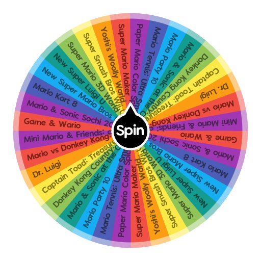All Mario Games (Version: Wii U) | Spin the Wheel - Random Picker