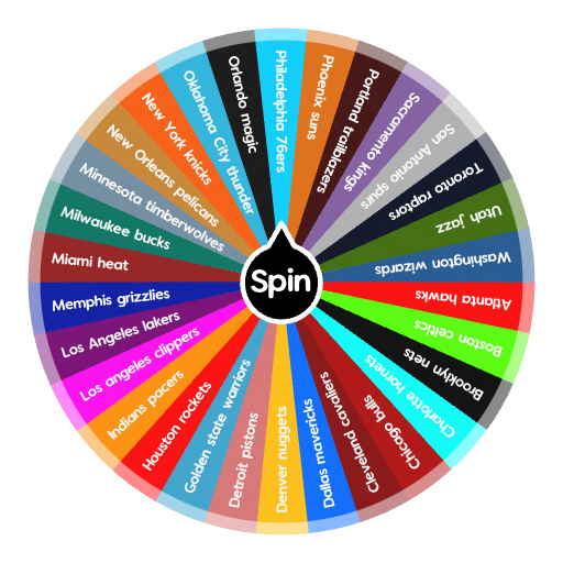 All nba teams | Spin the Wheel - Random Picker