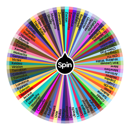 All Pokémon Radical Red Legendaries/Mythicals | Spin the Wheel - Random ...