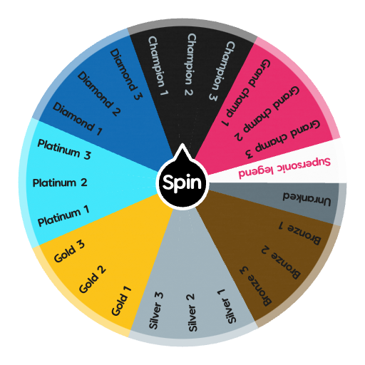 All rocket league ranks | Spin the Wheel - Random Picker