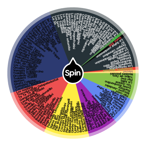 All Sab Raritys and their Brainrots | Spin The Wheel - Random Picker