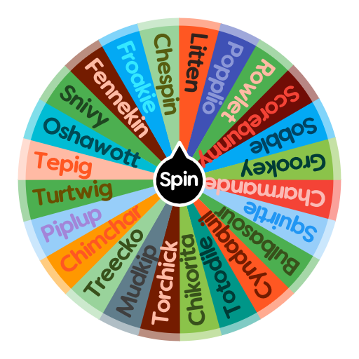 All starter pokemon wheel | Spin the Wheel - Random Picker