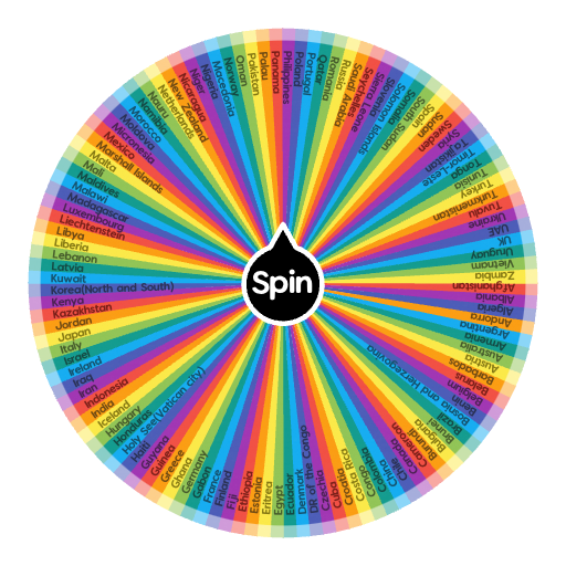 All the countries in the World | Spin the Wheel - Random Picker