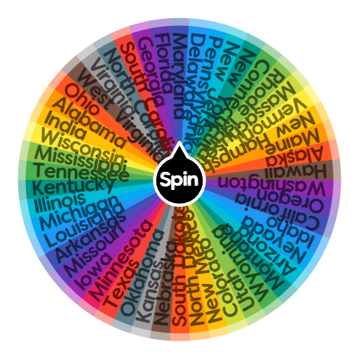 All the states | Spin the Wheel - Random Picker