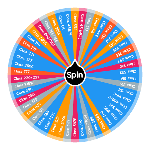 All Trains in SCR | Spin The Wheel - Random Picker