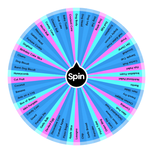 All Wobbledogs Food (obtainable without commands) | Spin the Wheel ...