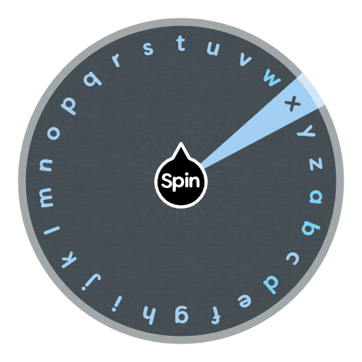 alphabet | Spin the Wheel - Random Picker