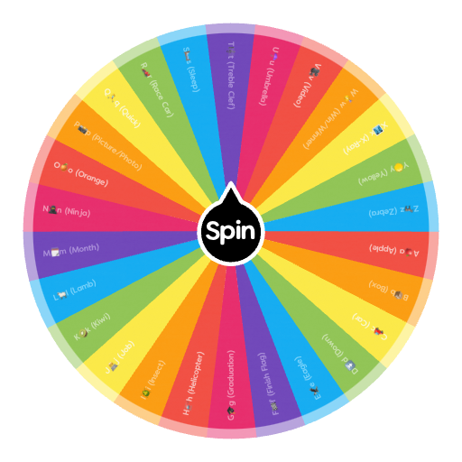 Alphabet | Spin the Wheel - Random Picker