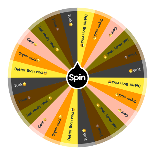Am I cool | Spin The Wheel - Random Picker