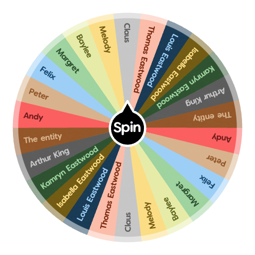 Andy's apple farm (all characters +ghosts) | Spin the Wheel - Random Picker