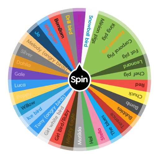 Angry birds character wheel v1 | Spin the Wheel - Random Picker