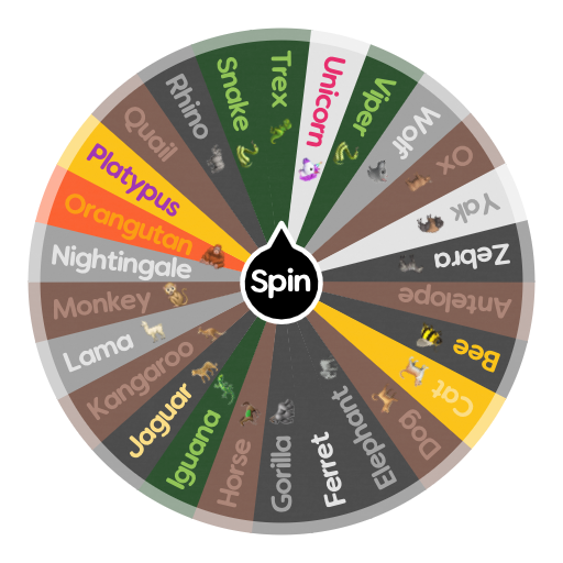 Animal wheel! 🐇🦧 | Spin the Wheel - Random Picker