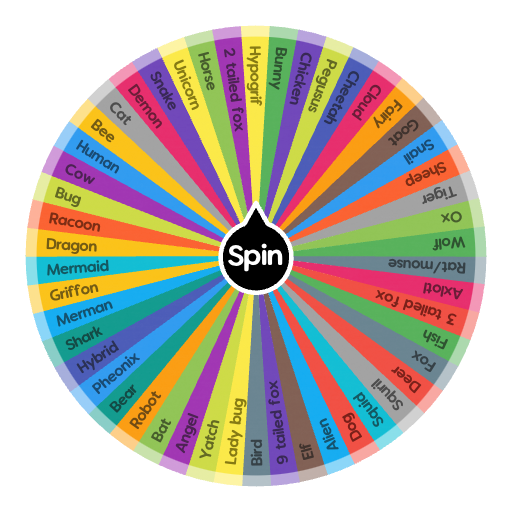Animals! And other mysticals | Spin the Wheel - Random Picker