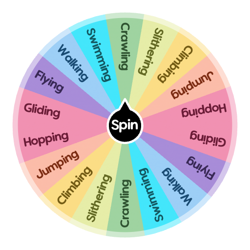 Animals Types of Movement | Spin the Wheel - Random Picker