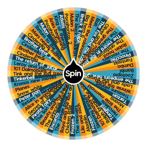 Animated Disney movies | Spin the Wheel - Random Picker