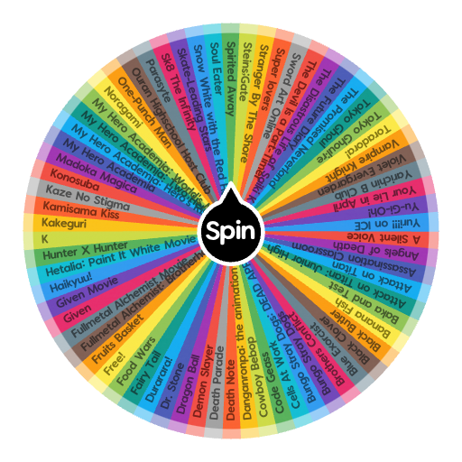 Anime | Spin the Wheel - Random Picker