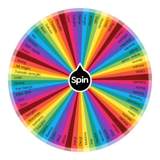 Anime characters | Spin the Wheel - Random Picker