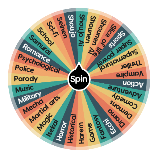 Anime genres | Spin the Wheel - Random Picker