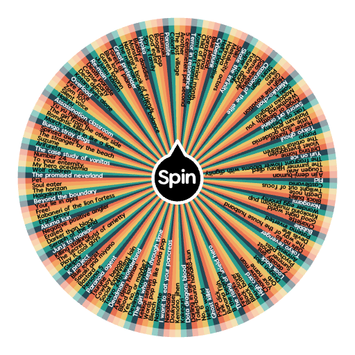 Anime To Watch Spin The Wheel Random Picker